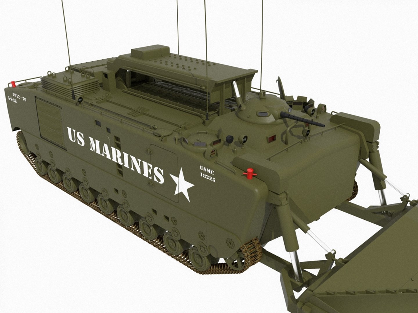 Tank Lvte-1 3D - TurboSquid 1517724