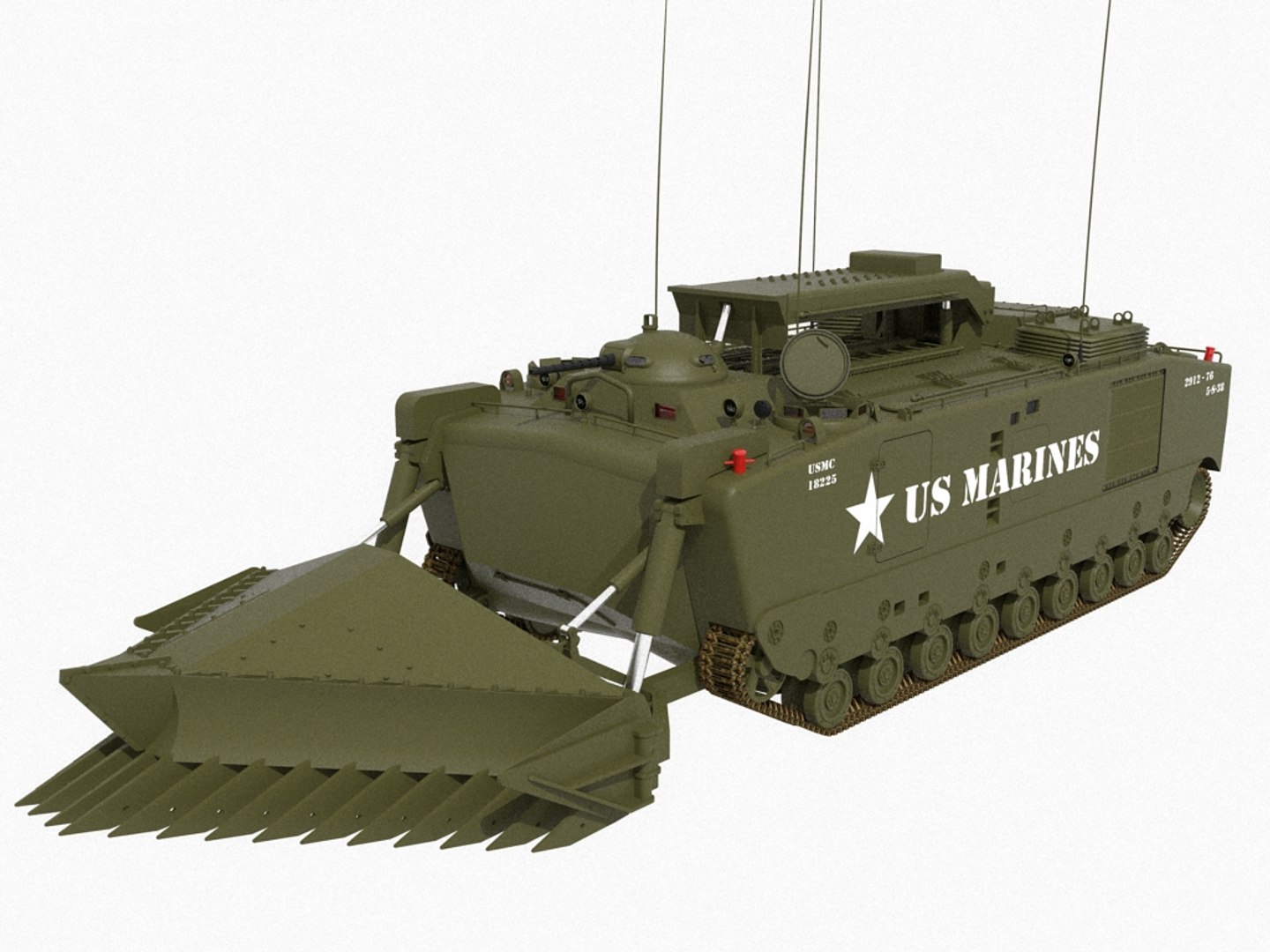 Tank Lvte-1 3D - TurboSquid 1517724