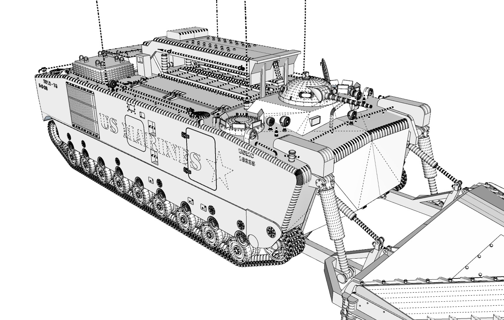 Tank Lvte-1 3D - TurboSquid 1517724