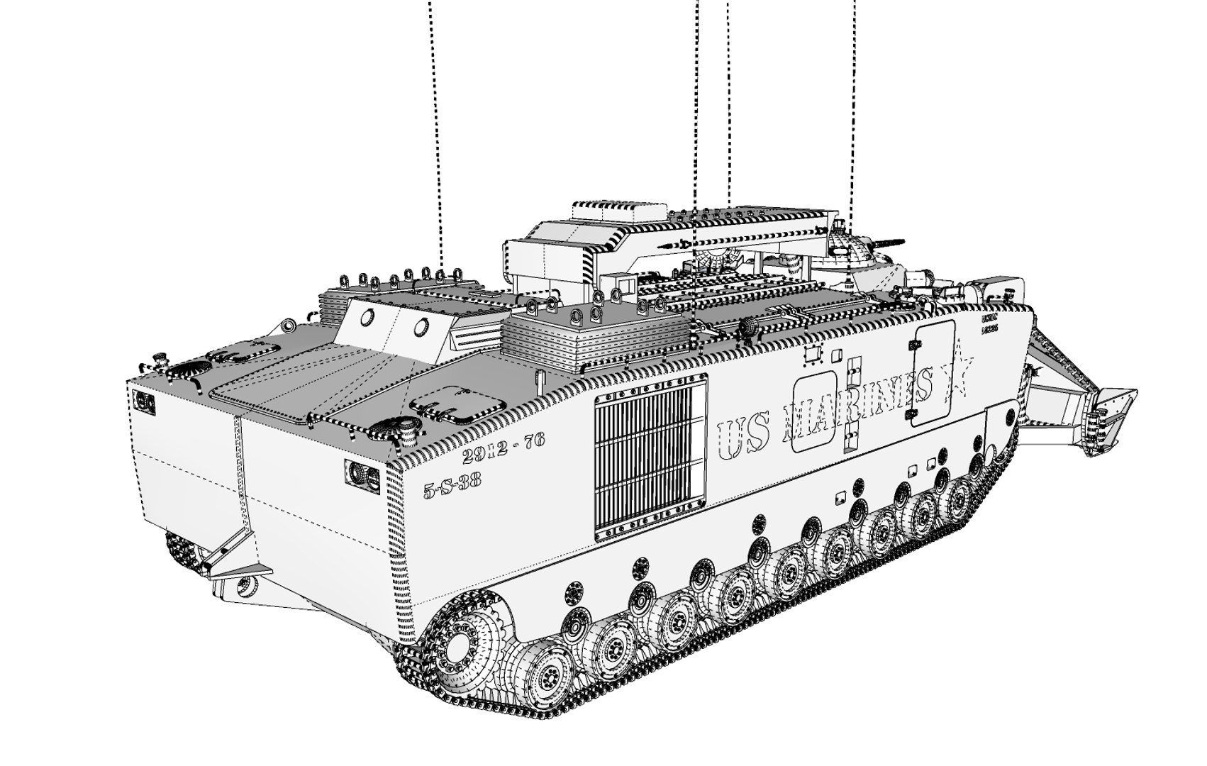 Tank Lvte-1 3D - TurboSquid 1517724