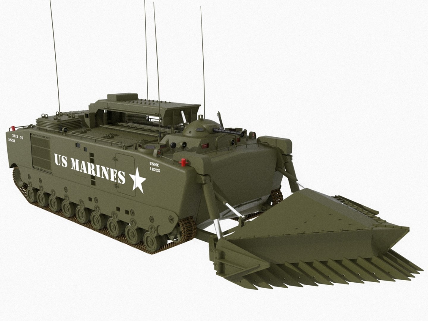 Tank Lvte-1 3D - TurboSquid 1517724