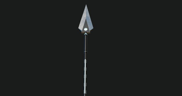 modelo 3d Fantasy Spear Glow Game Ready Unity PBR Unreal Engine V-Ray ...