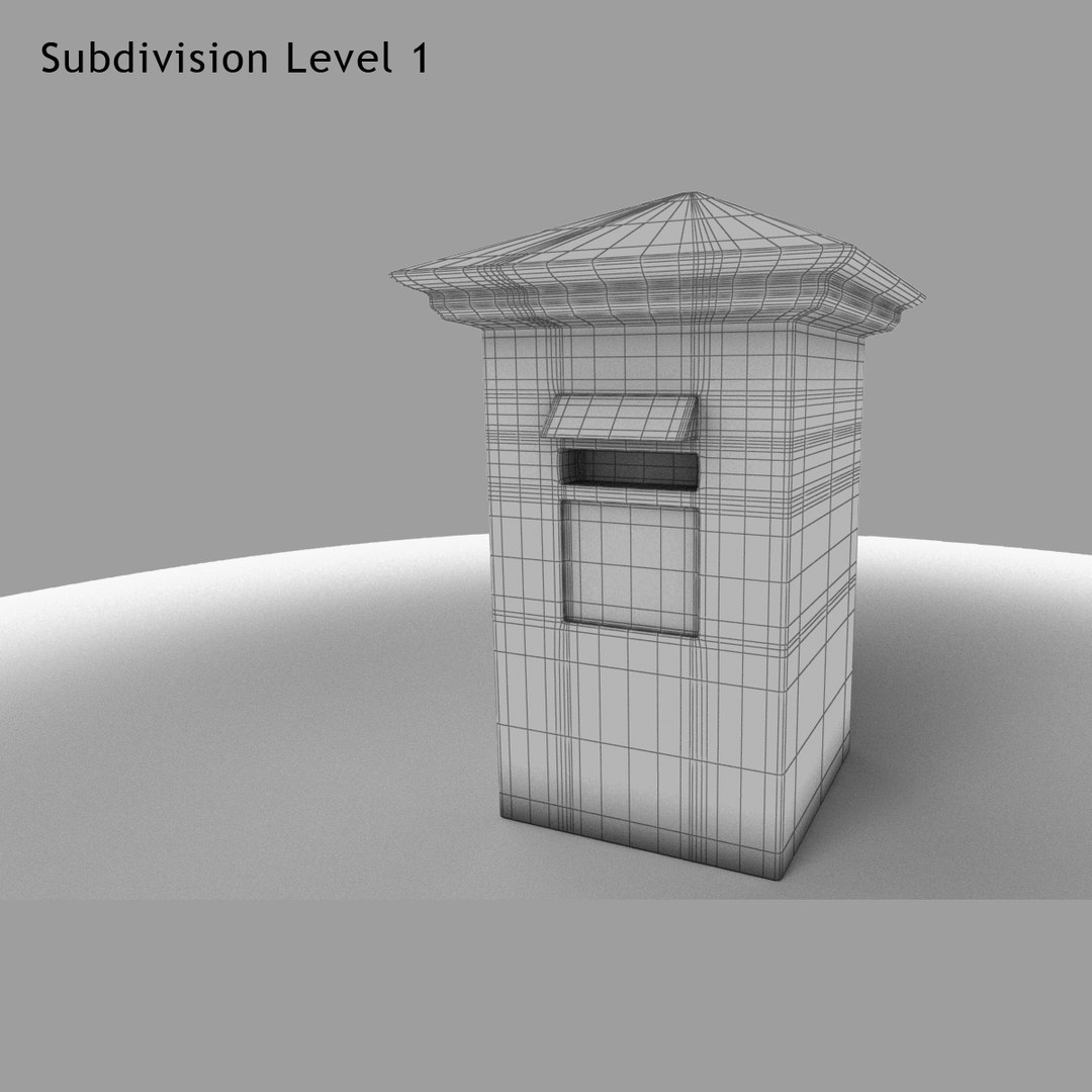 3D Model Mail Box - TurboSquid 1410216