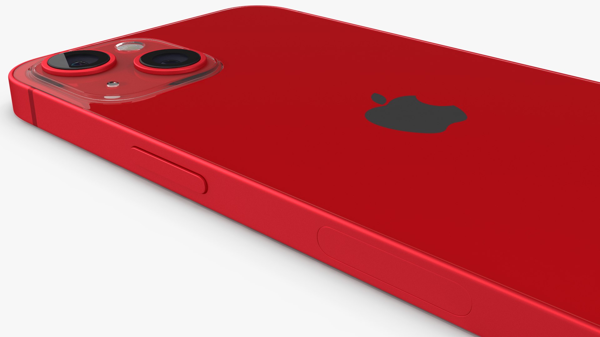 Red Apple IPhone 13 Model - TurboSquid 1827183