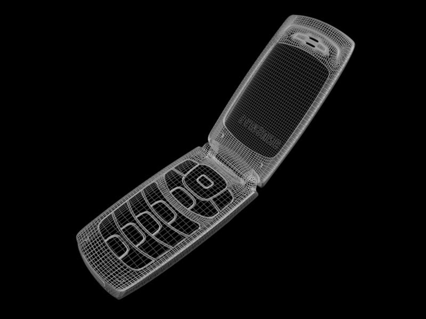 Cellular Mobile Phone Samsung Sgh-x150 3d Model