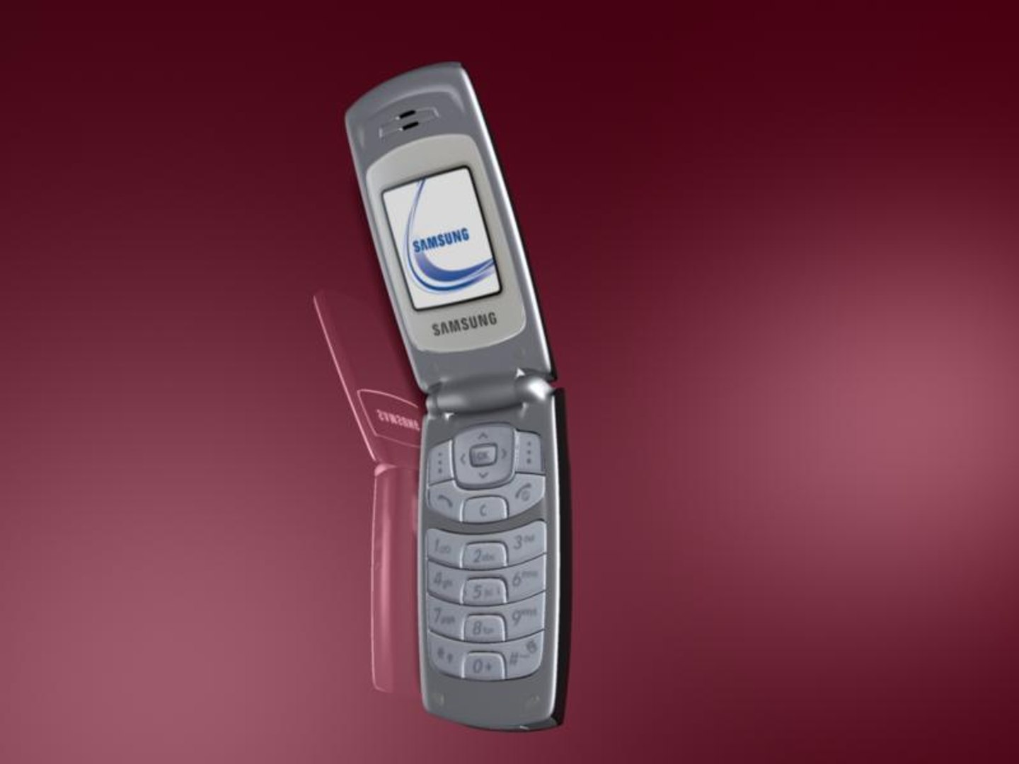 Cellular Mobile Phone Samsung Sgh-x150 3d Model