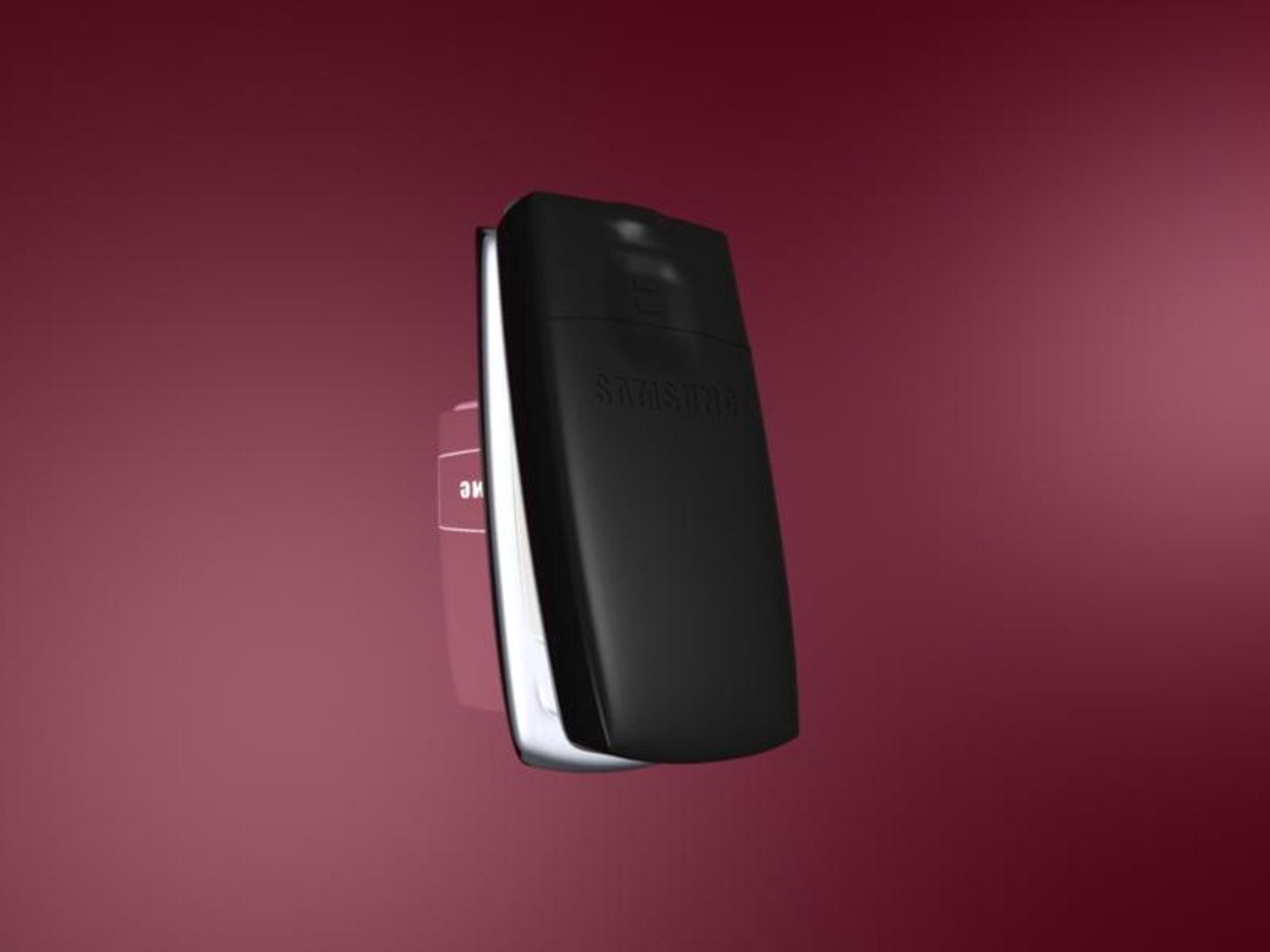 Cellular Mobile Phone Samsung Sgh-x150 3d Model