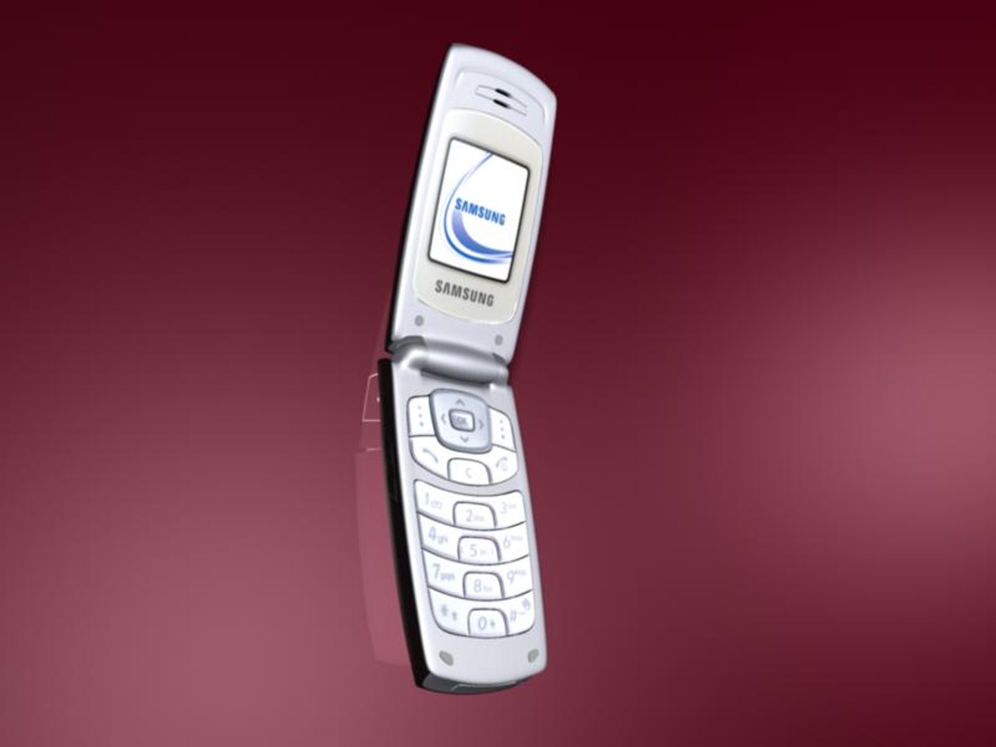 Cellular Mobile Phone Samsung Sgh-x150 3d Model