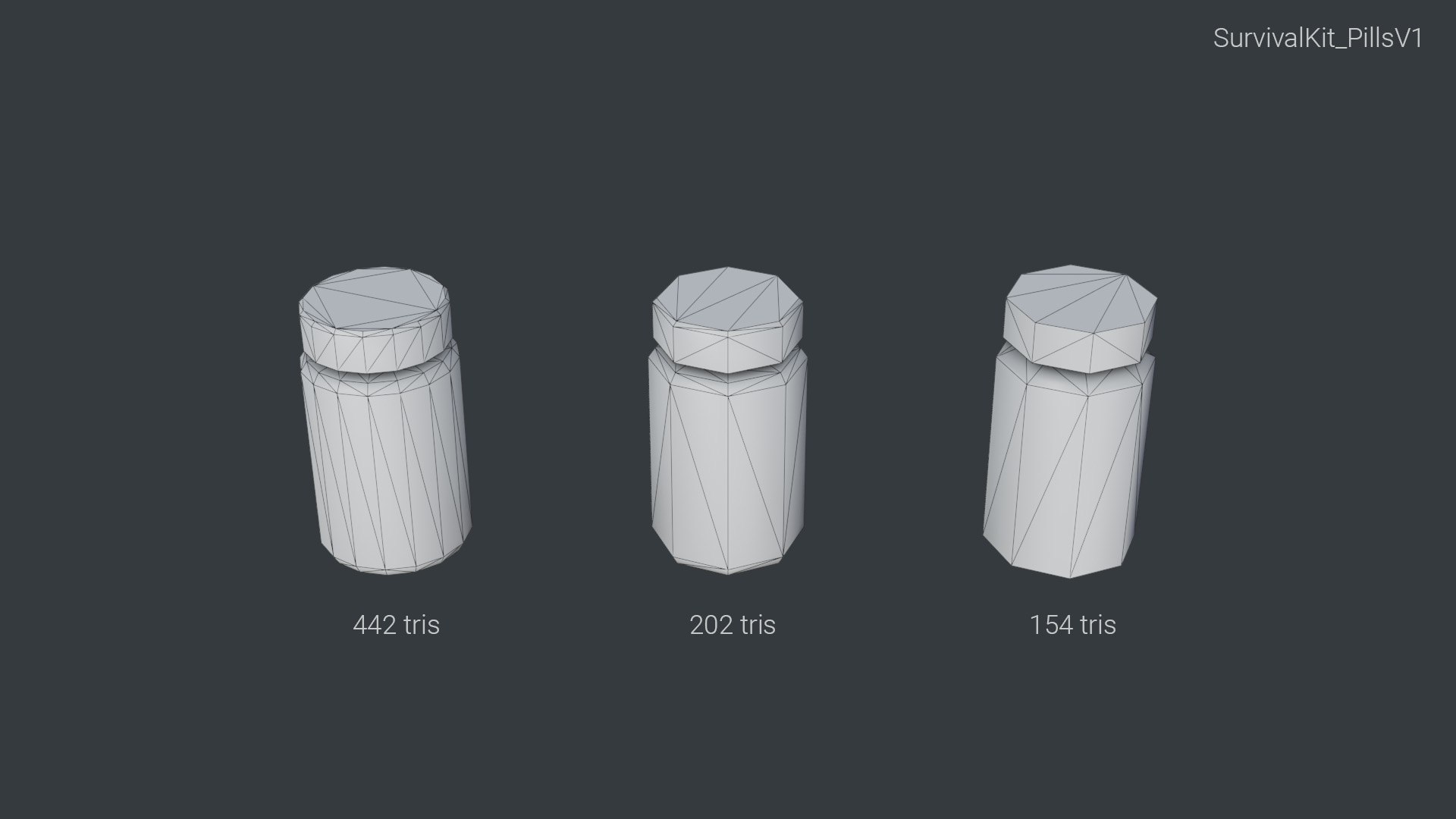 3D Model Pills Hydrocontin - TurboSquid 1727125