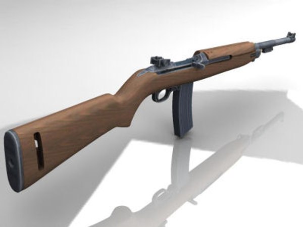 3D 3D Studio US M1 Carbine