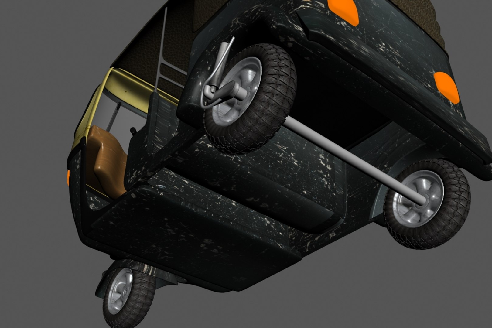 3d Car Toktok 3 Wheel