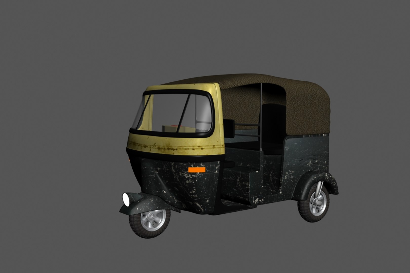 3d Car Toktok 3 Wheel