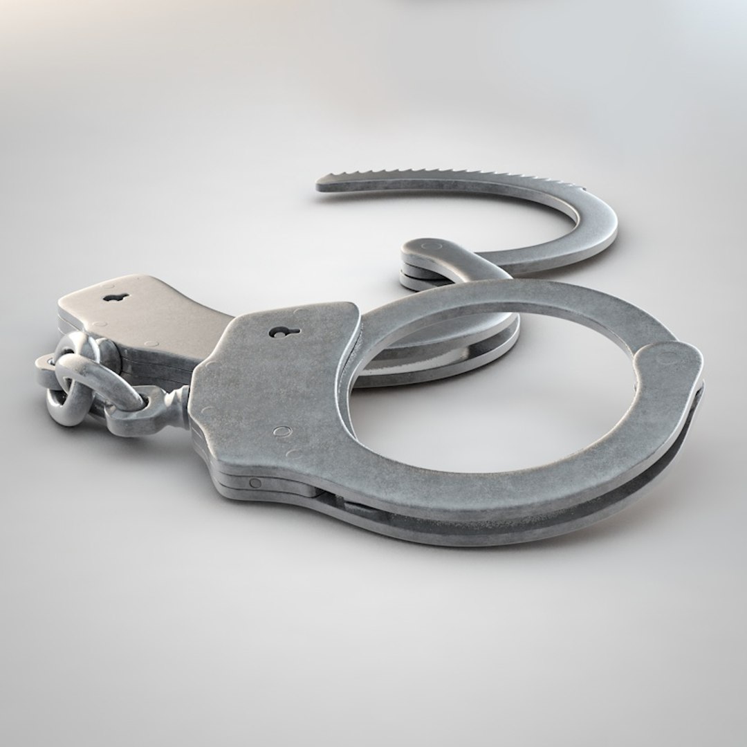 3d Chain-linked Handcuffs
