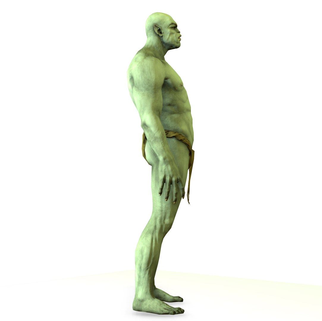 Realistic Orc 3d Obj