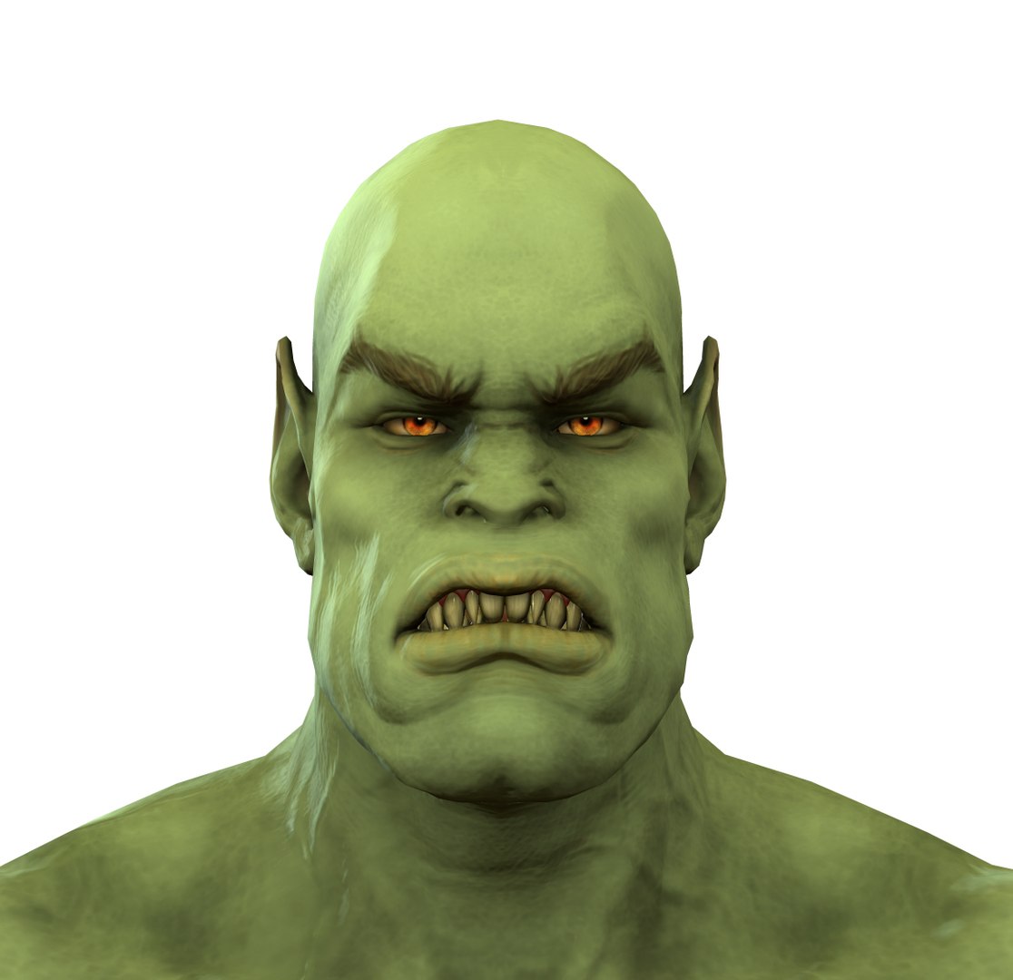 Realistic Orc 3d Obj