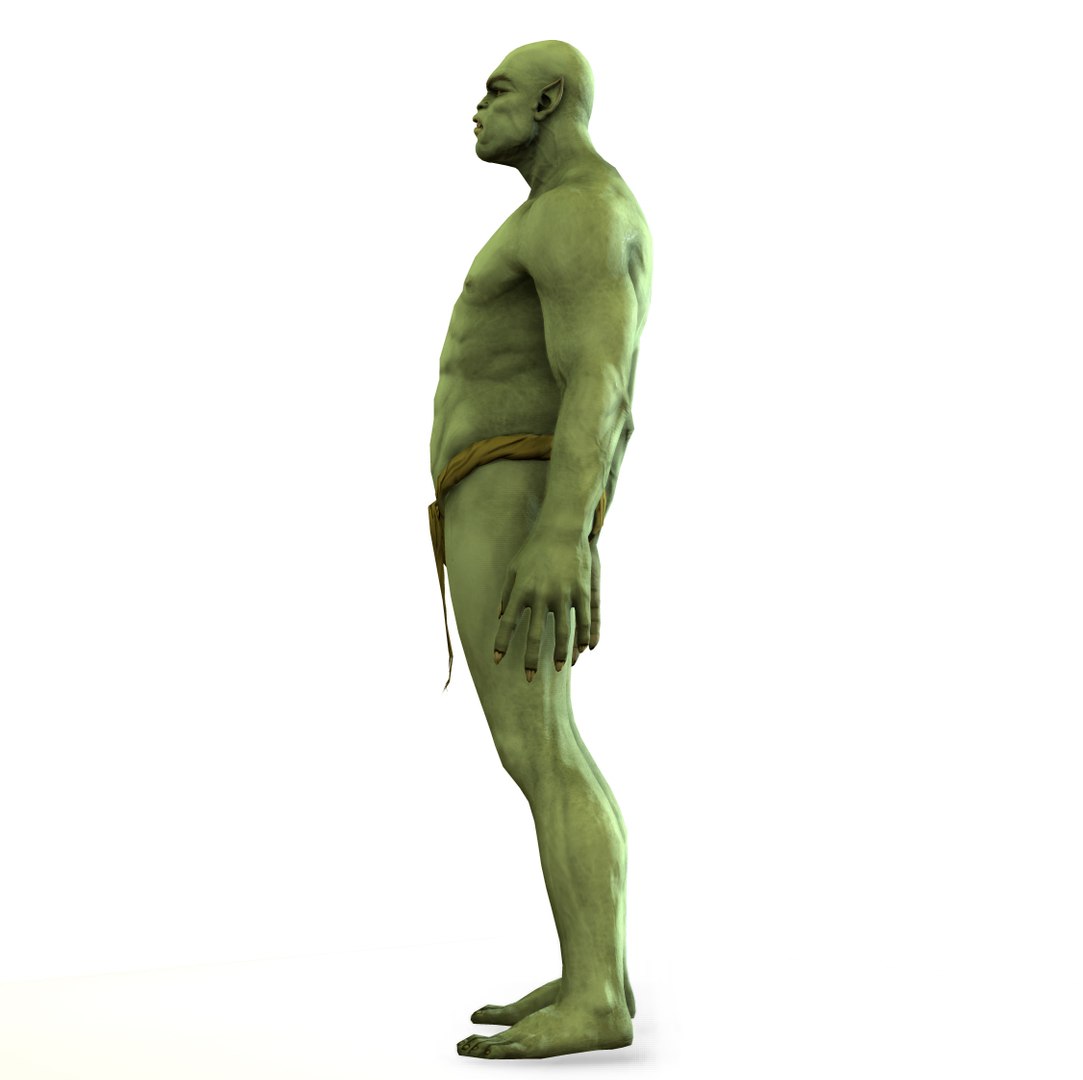 Realistic Orc 3d Obj