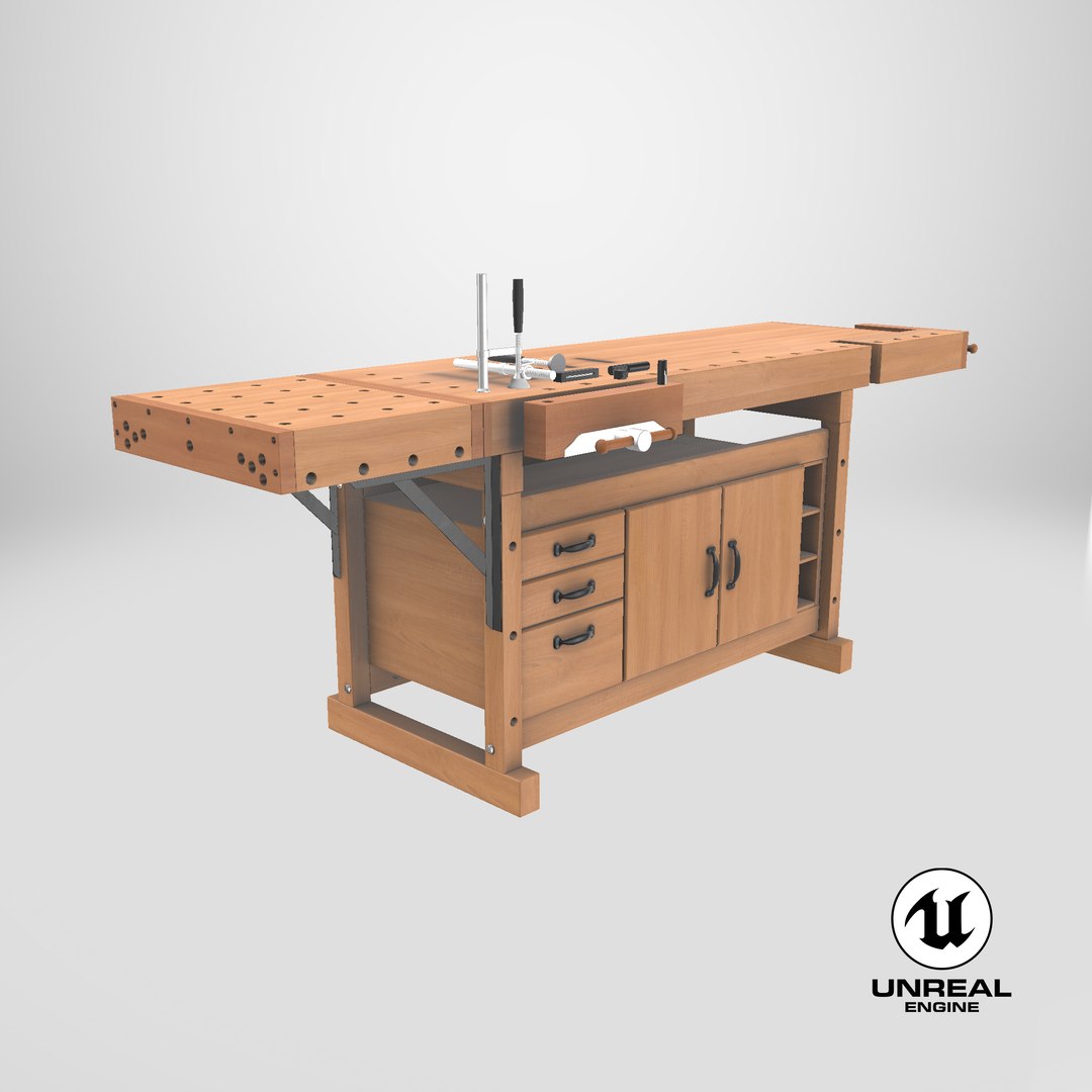 Workbench Large 3D Model - TurboSquid 1963024