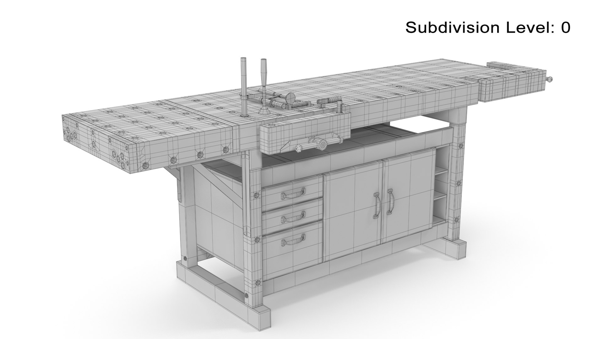 Workbench Large 3D Model - TurboSquid 1963024