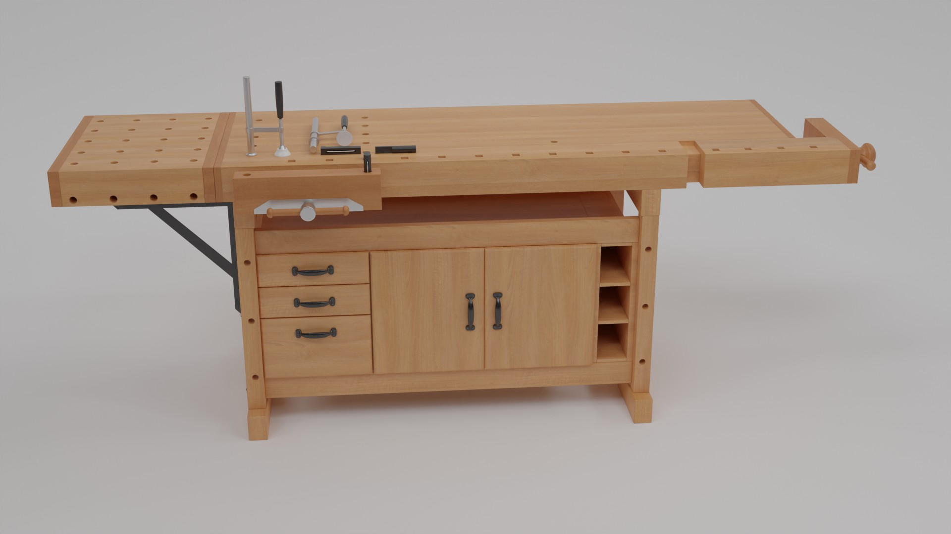 Workbench Large 3D Model - TurboSquid 1963024