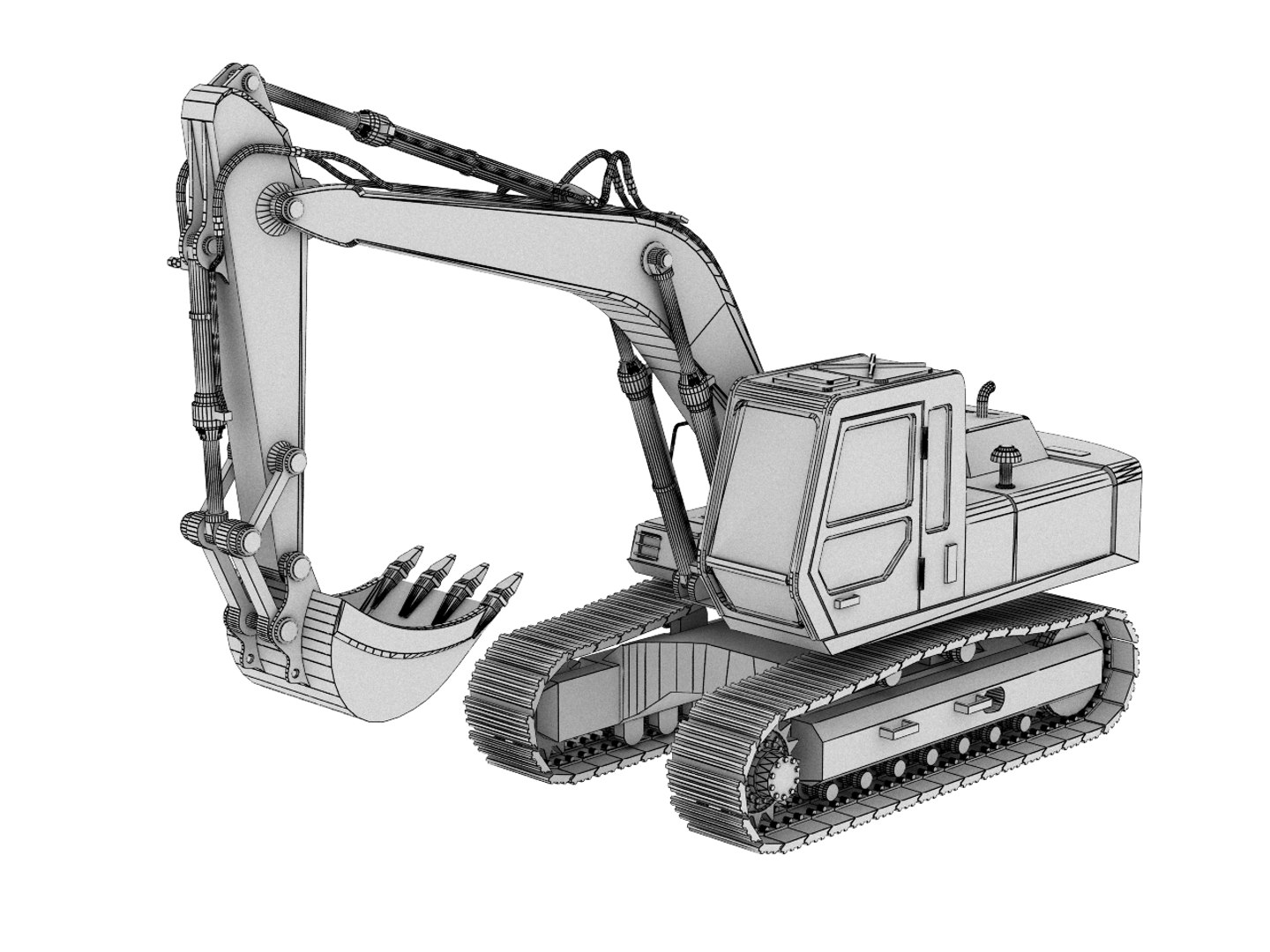 3D Excavator Model - TurboSquid 1321350