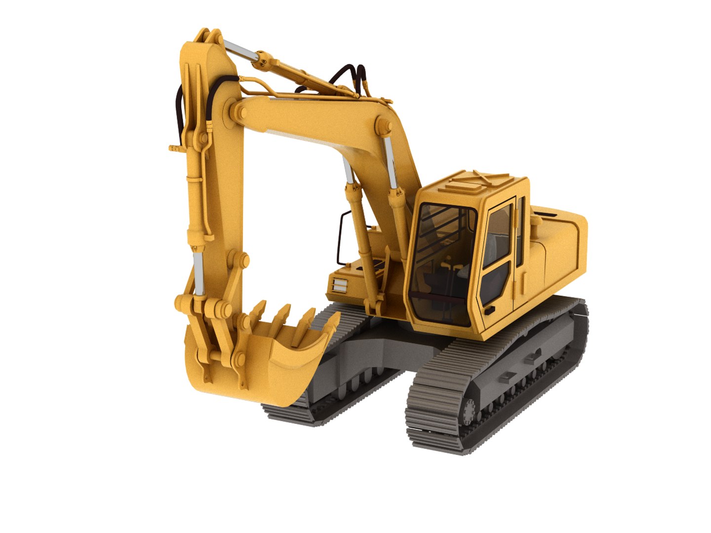 3D Excavator Model - TurboSquid 1321350