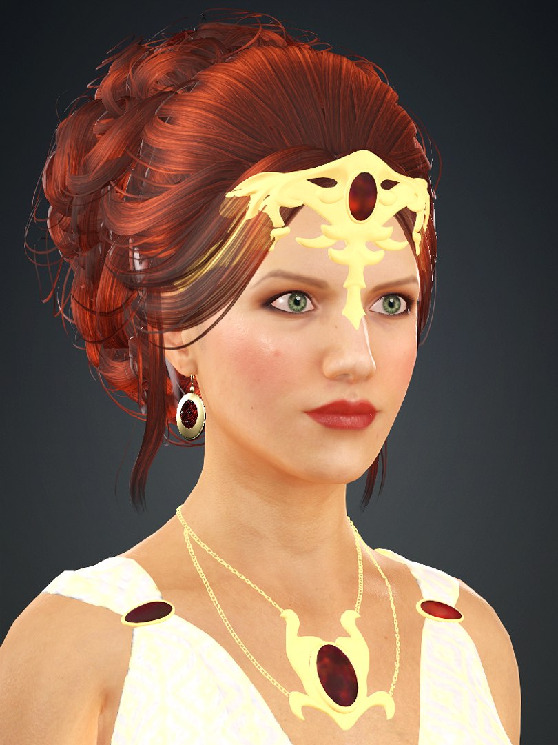 Realistic Rigged Priencess Girl Character 3d Model 3d Turbosquid 2174475