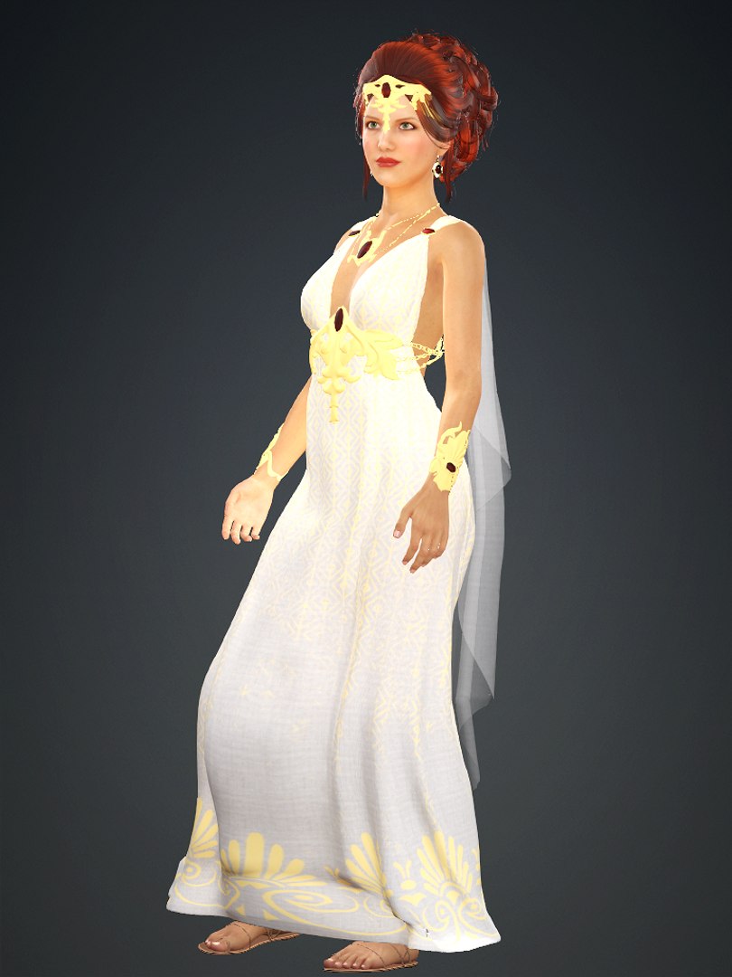 Realistic Rigged Priencess Girl Character 3D Model 3D - TurboSquid 2174475