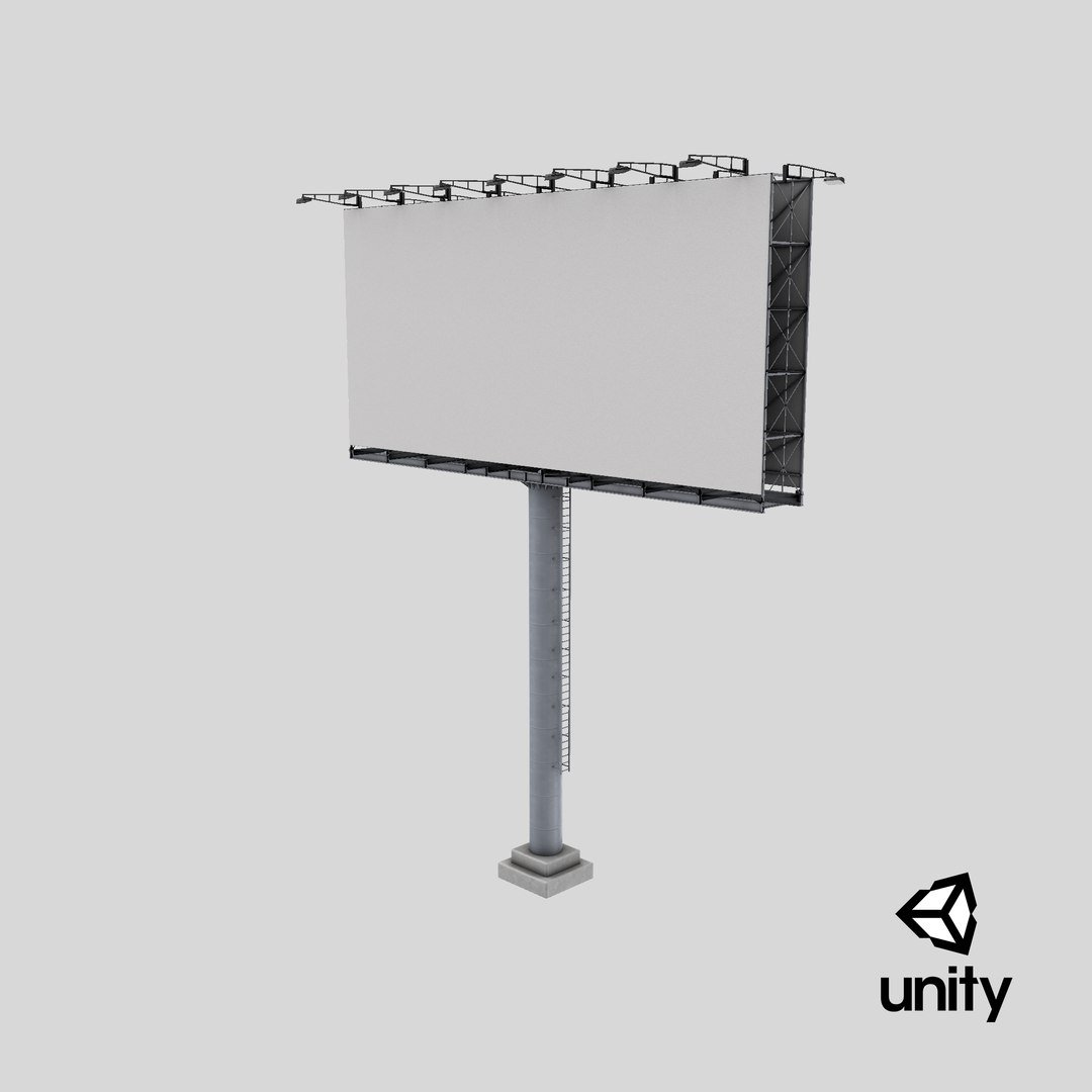 3D Regular Billboard 01 Clean model - TurboSquid 1893547