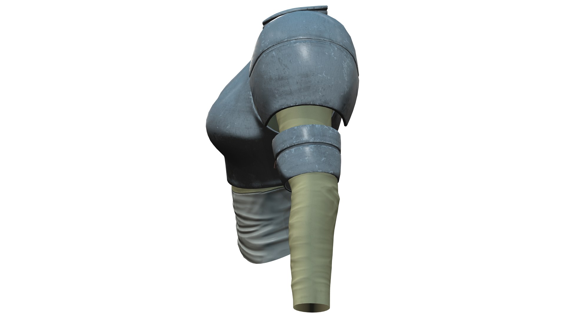 Armoured Bow Hunter Top Model - TurboSquid 2009508