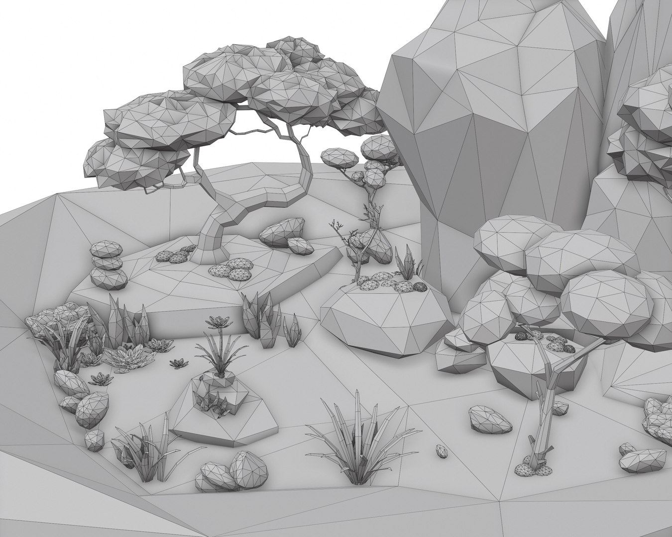 Cartoon Style Floating Island -Autumn -LOW POLY 3D model - TurboSquid ...