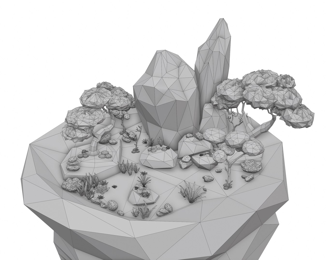 Cartoon Style Floating Island -Autumn -LOW POLY 3D model - TurboSquid ...