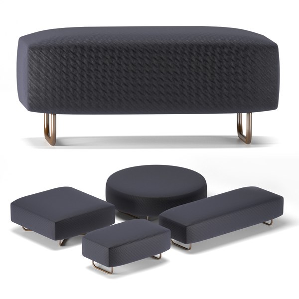 3D Benches Sunray Luke By Minotti Italia - TurboSquid 1774338