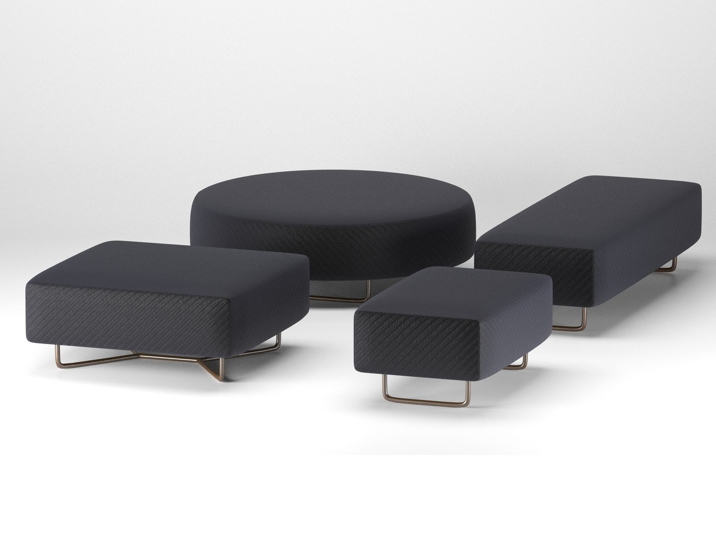 3D Benches Sunray Luke By Minotti Italia - TurboSquid 1774338