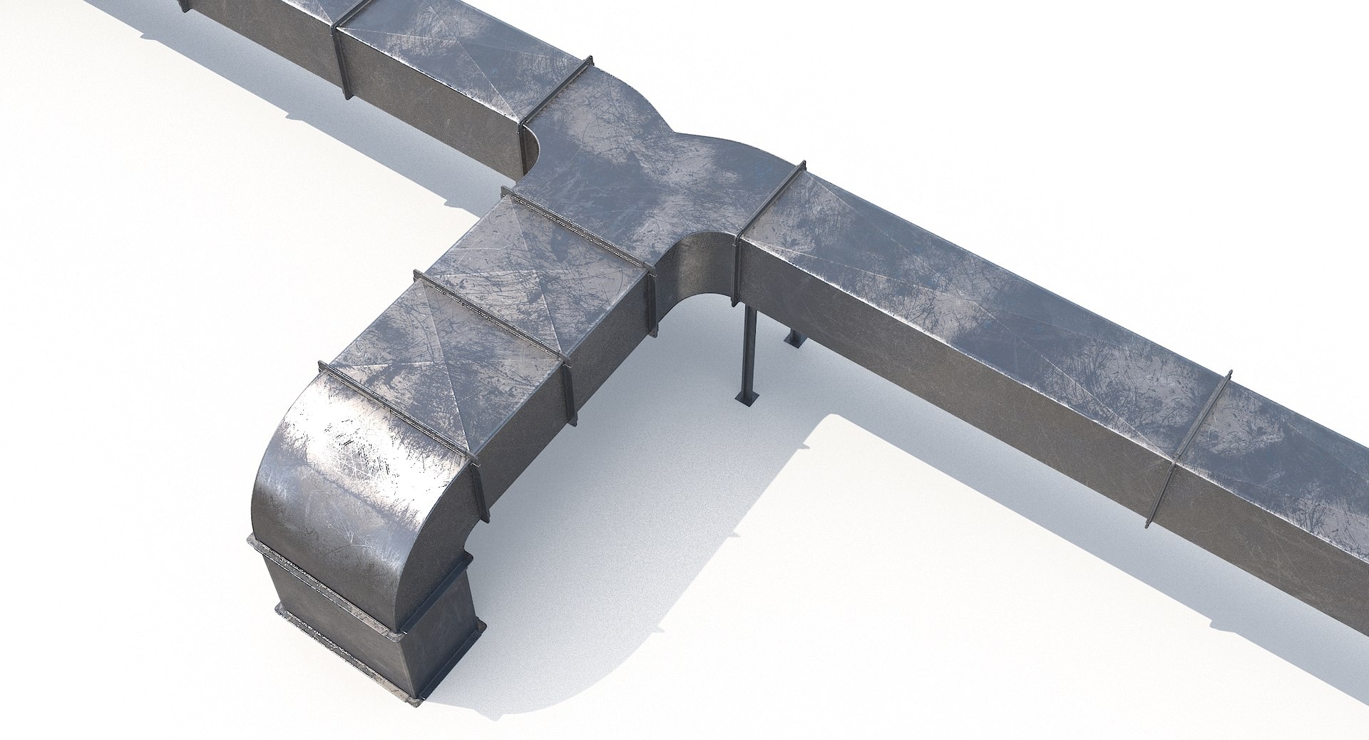 3D Air Ventilation Duct Model - TurboSquid 1267509