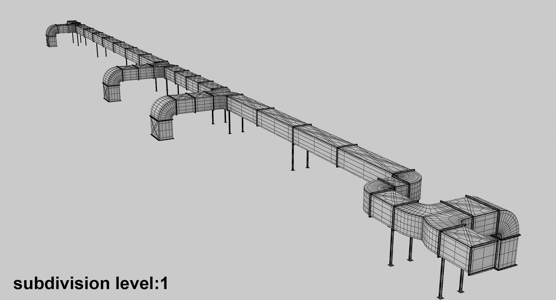3D Air Ventilation Duct Model - TurboSquid 1267509