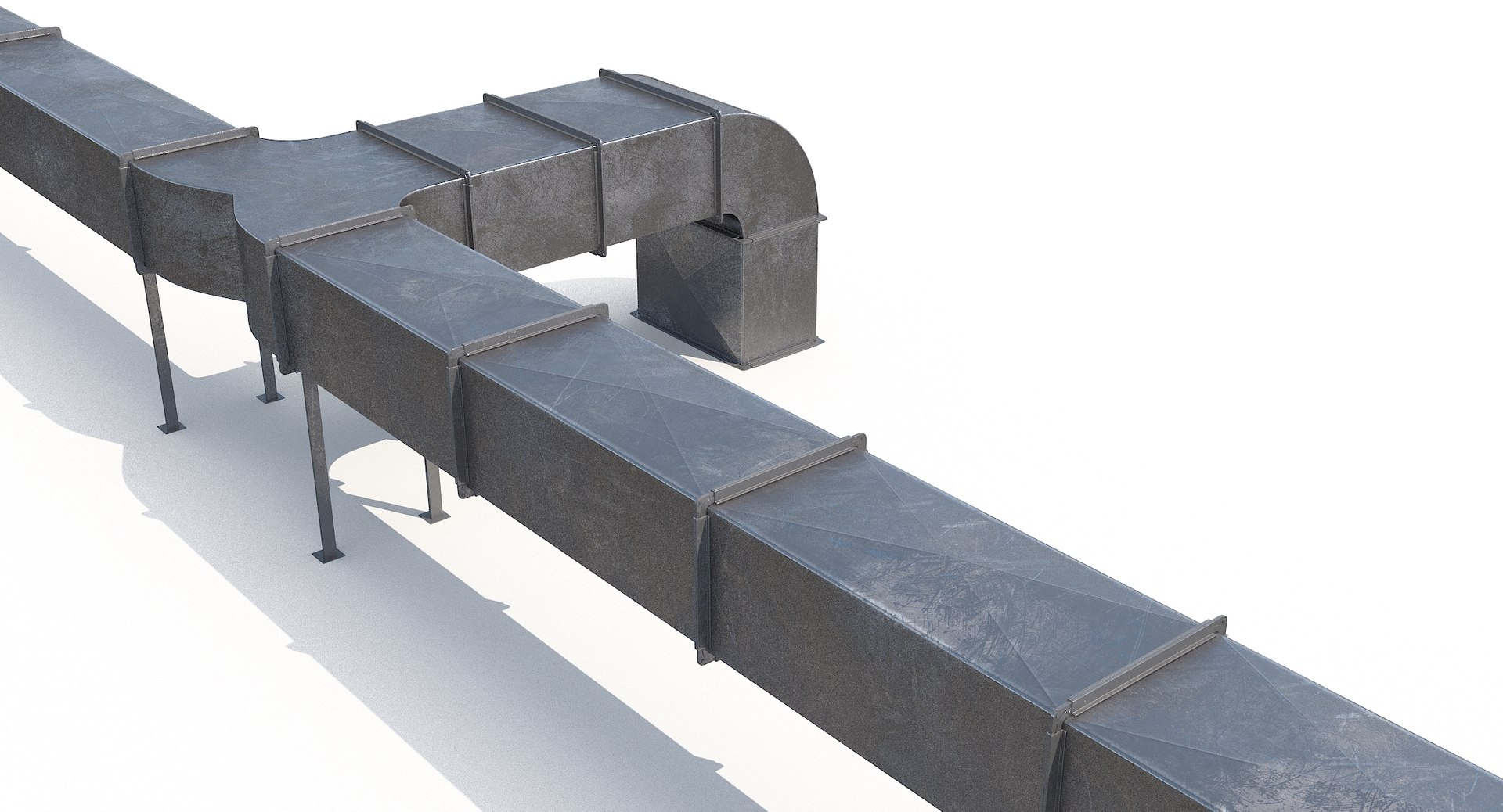 3D Air Ventilation Duct Model - TurboSquid 1267509