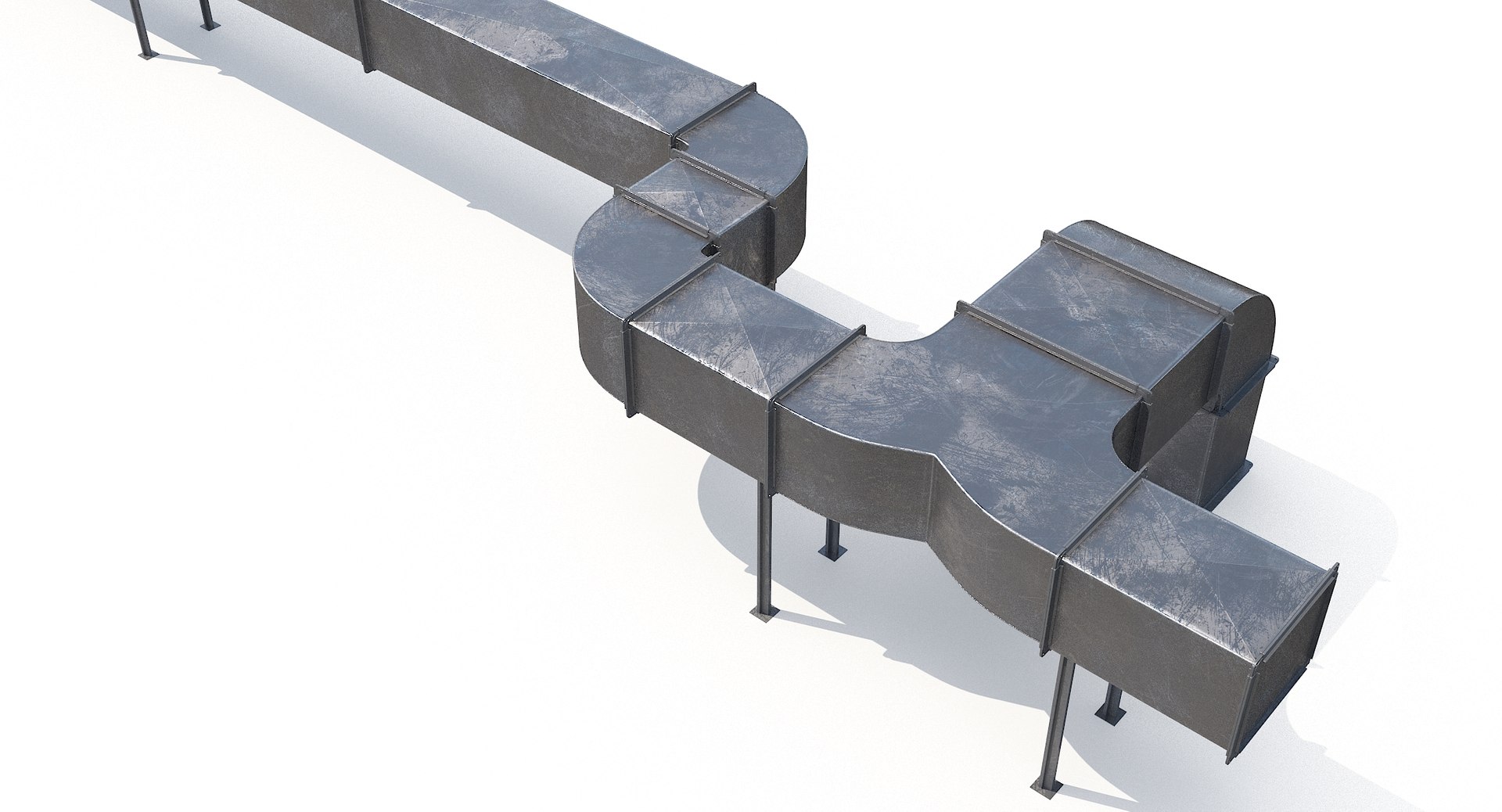 3D Air Ventilation Duct Model - TurboSquid 1267509