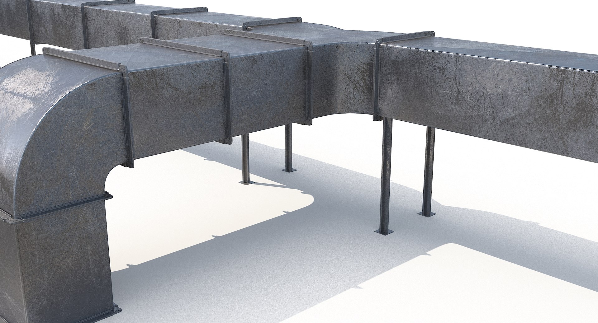 3D Air Ventilation Duct Model - TurboSquid 1267509