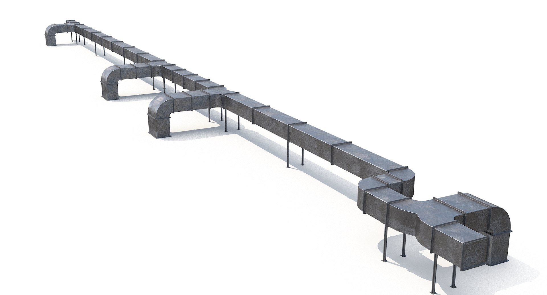 3D Air Ventilation Duct Model - TurboSquid 1267509
