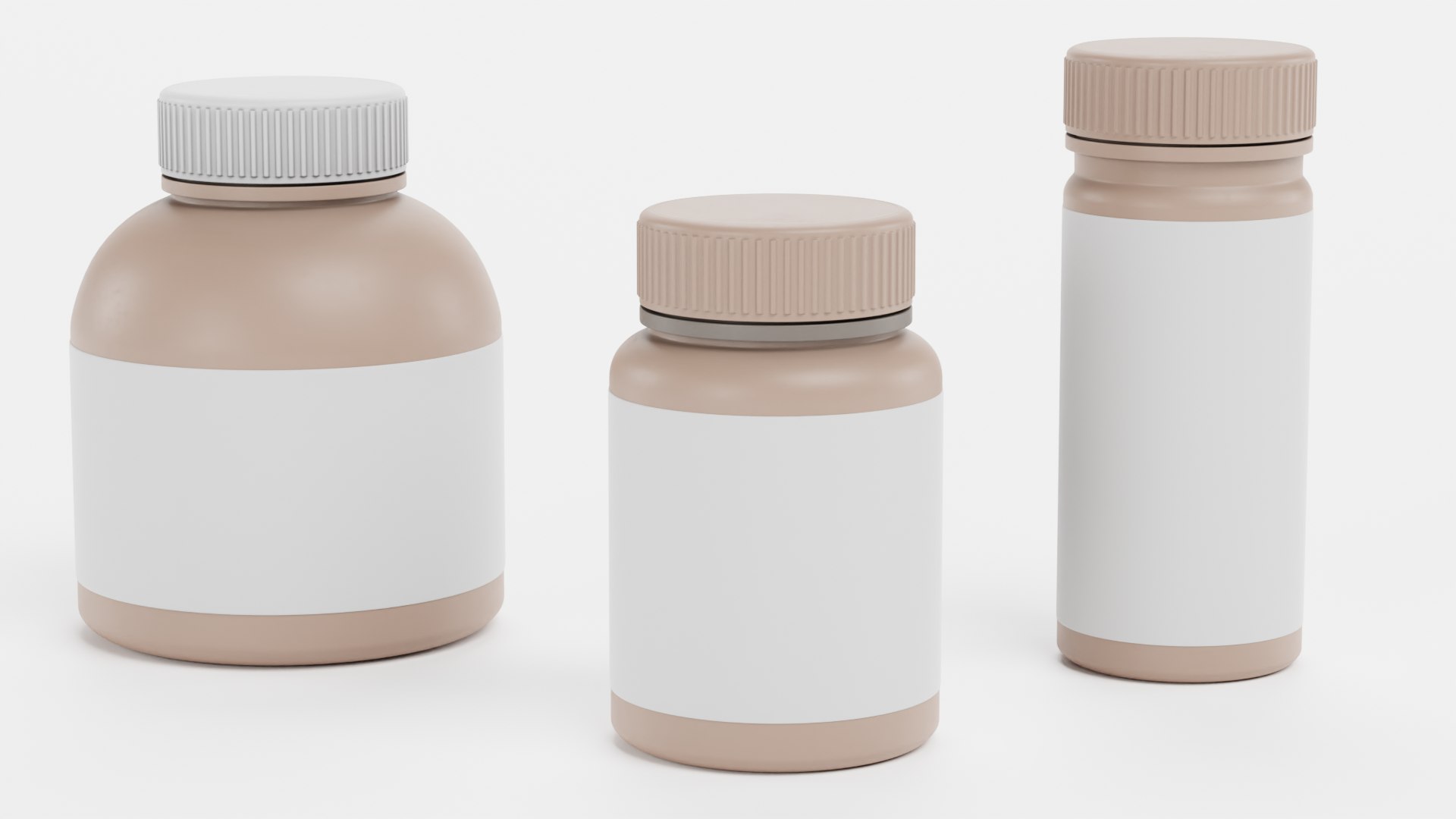 Pill Bottles 1 3D - TurboSquid 1770277