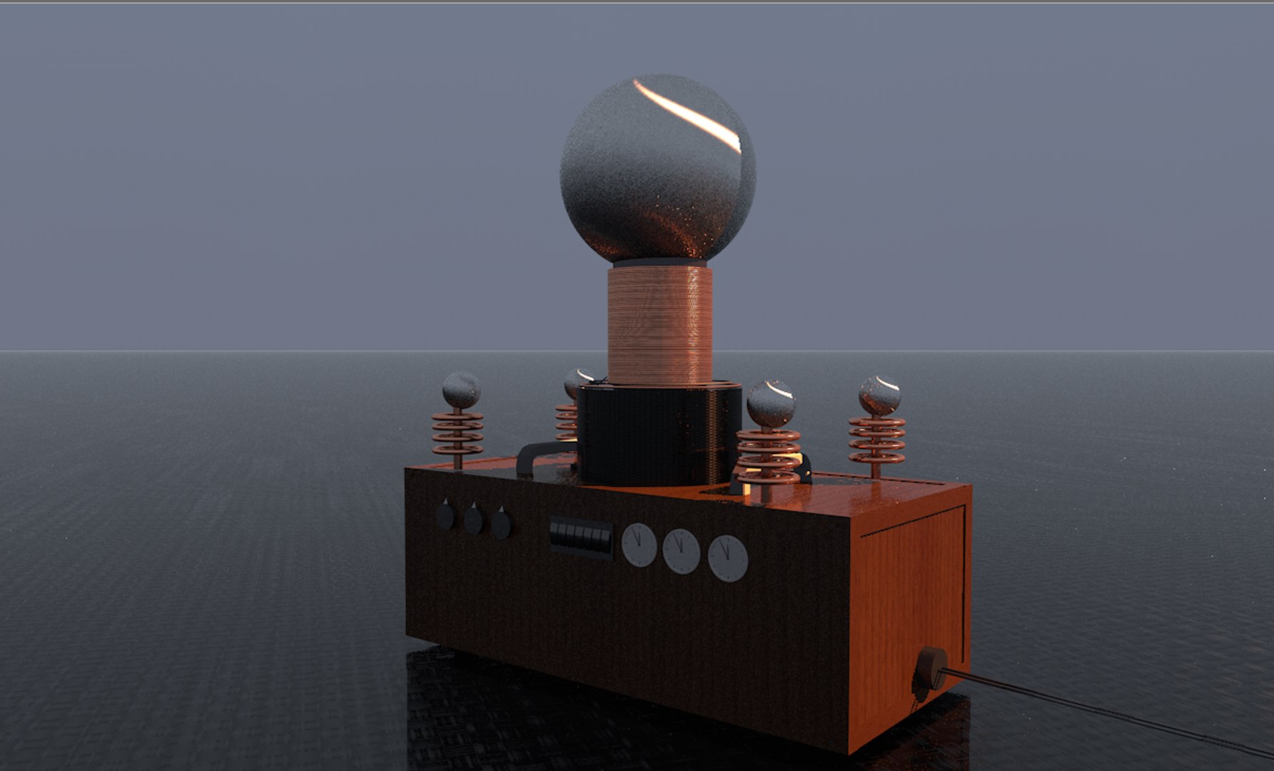 3D Tesla Coil Sci-fi Prop Model - TurboSquid 1553567
