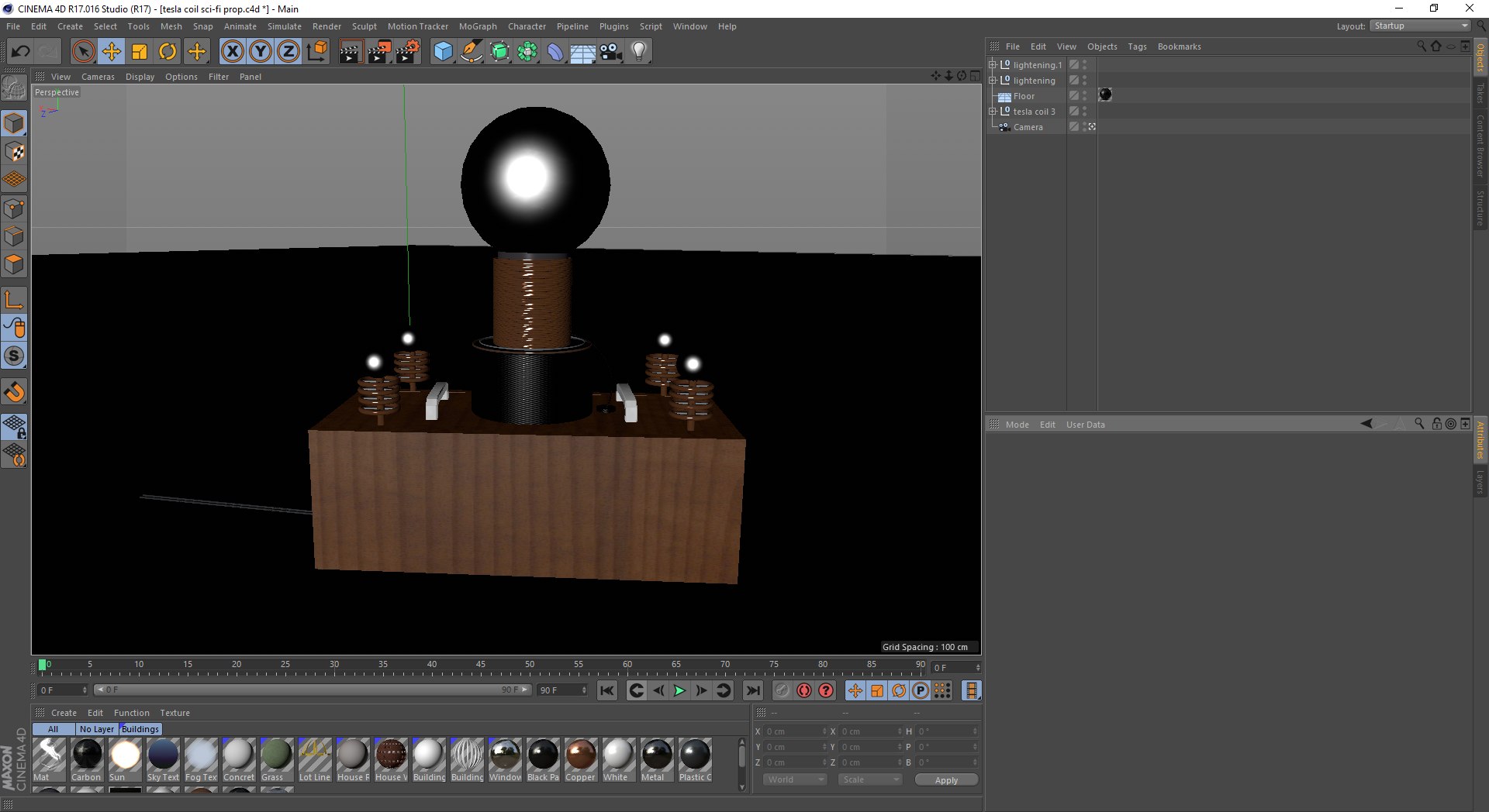 3D Tesla Coil Sci-fi Prop Model - TurboSquid 1553567