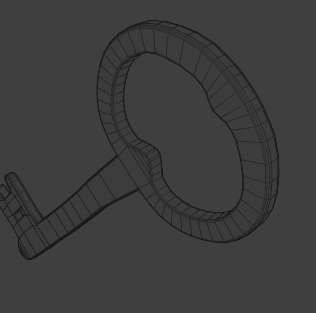 3D Model Old Dungeon Key - TurboSquid 1366647