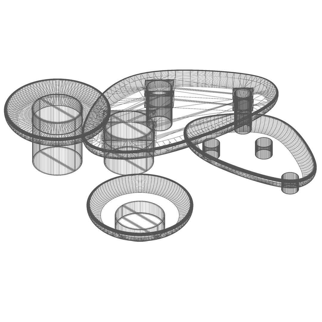 3D LuxLucia Casa PIERRE Coffee Table - TurboSquid 2095391