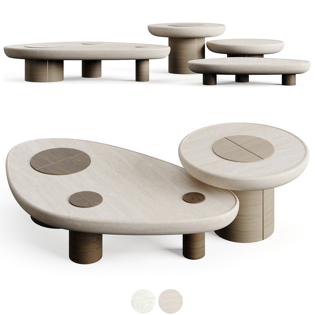 3D LuxLucia Casa PIERRE Coffee Table - TurboSquid 2095391