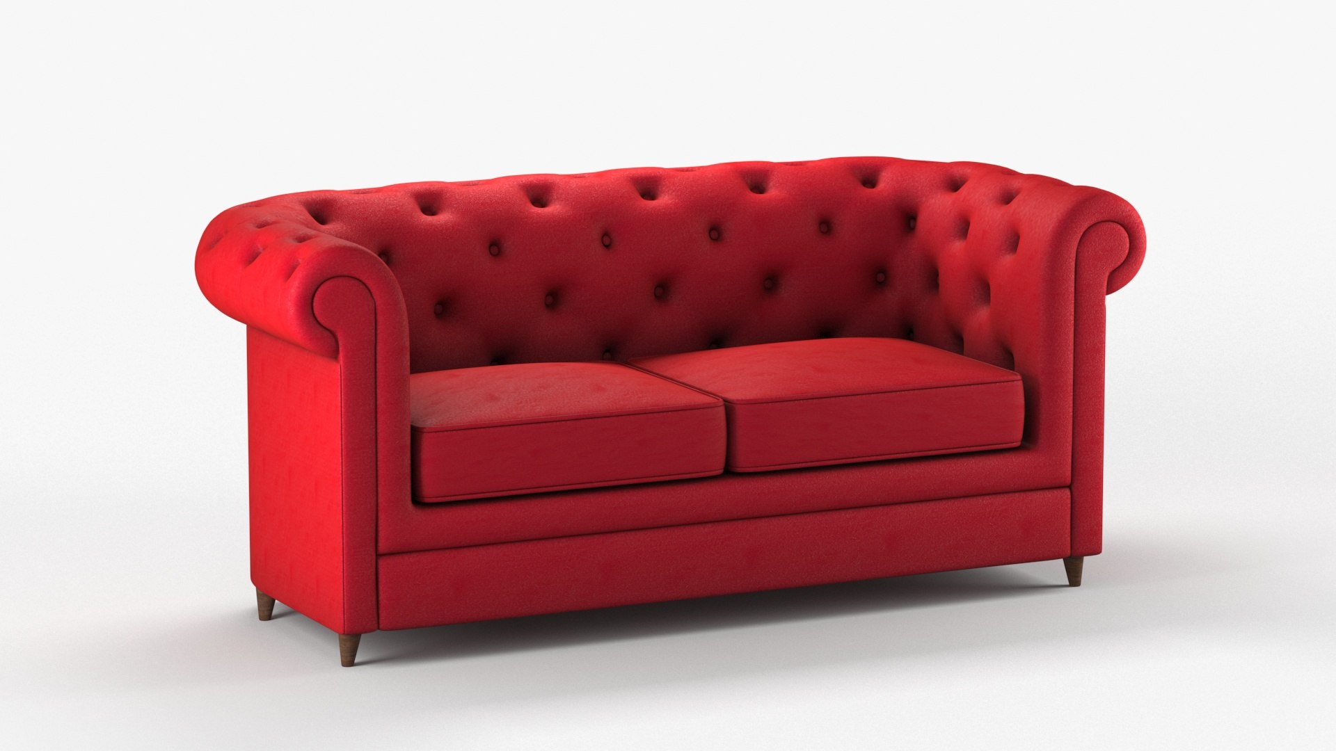 3D Red Velvet Sofas And Couches - TurboSquid 1848095