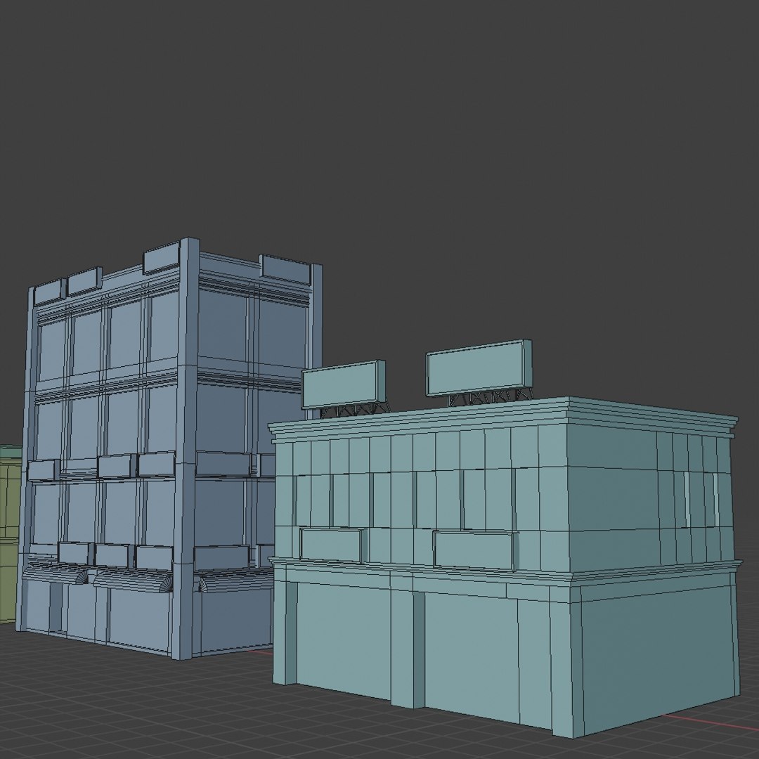 Pack Building 3D Model - TurboSquid 1470450