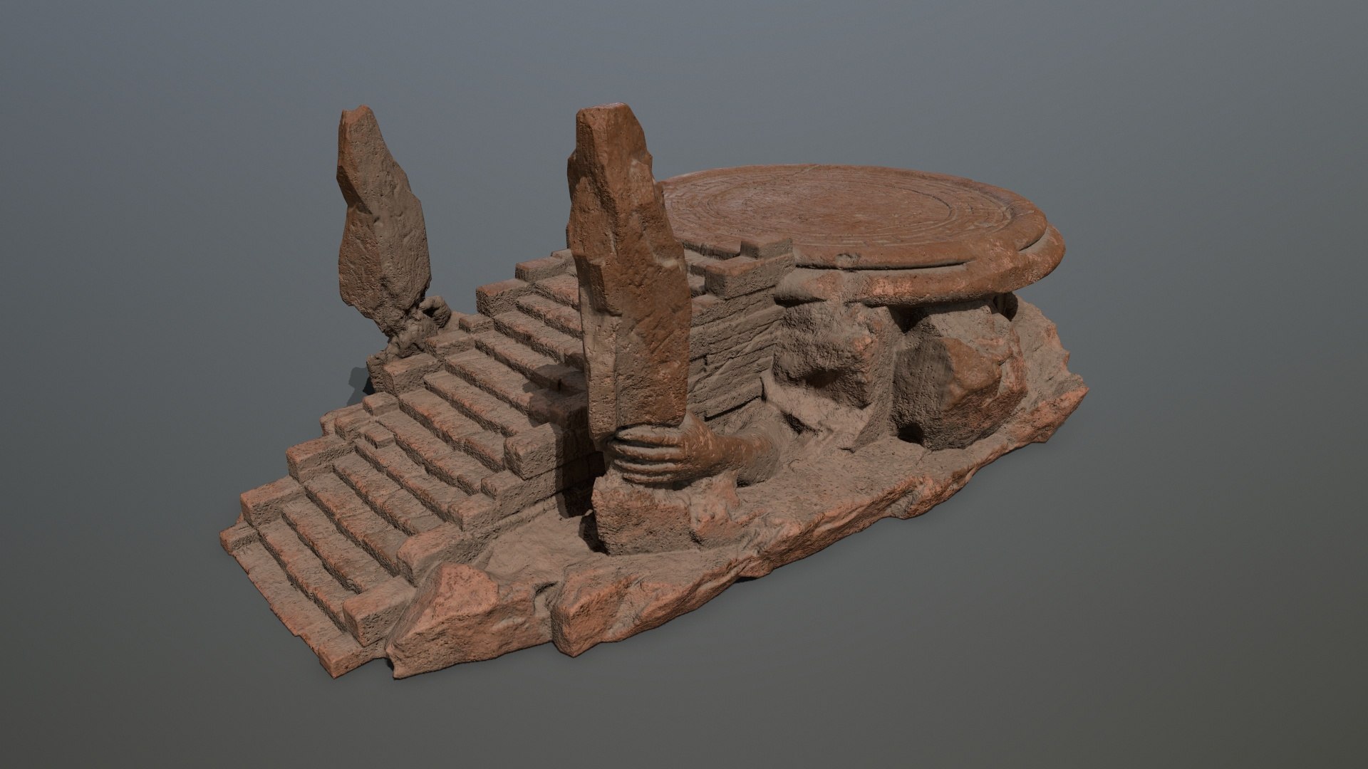 3D Temple - TurboSquid 2149082