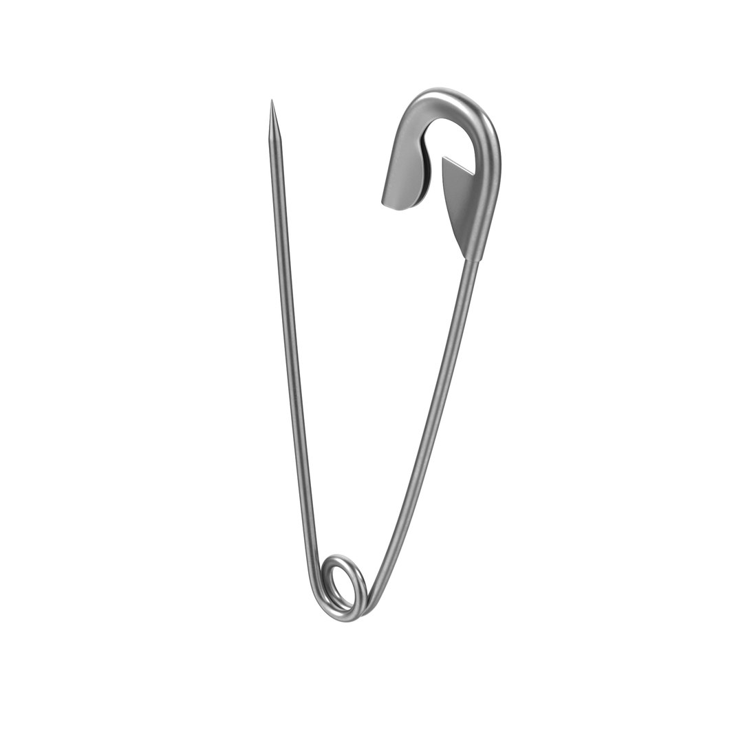 Safety Pin 3D Model - TurboSquid 2407835