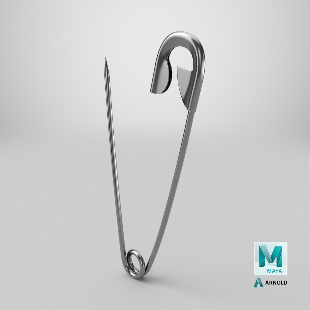 Safety Pin 3D Model - TurboSquid 2407835